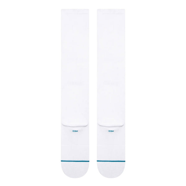 Stance Icon Compression OTC Socks - White | Free UK Delivery Available - Yakwax