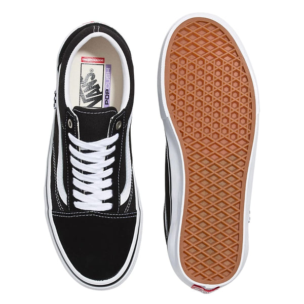 Vans Skate Old Skool Shoes - Black/White | Free UK Delivery - Yakwax