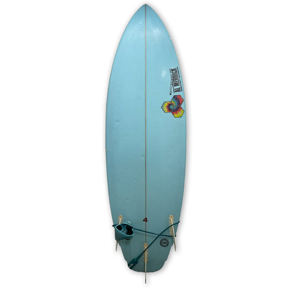 Channel Islands 5'10 #4 Second Hand Shortboard - 32.1L - Sky Blue - Yakwax