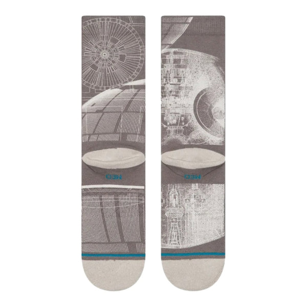 Stance x Star Wars Death Star Crew Socks - Grey | Free UK Delivery ...