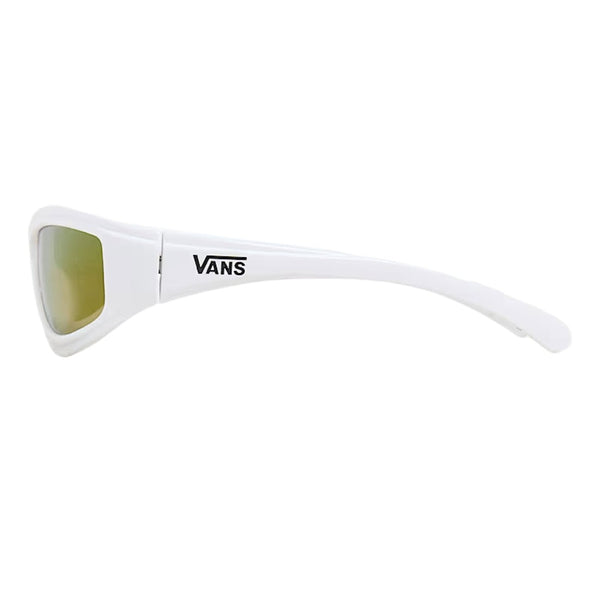 Vans Felix Sunglasses - White/Mirror | Free UK Delivery Available - Yakwax