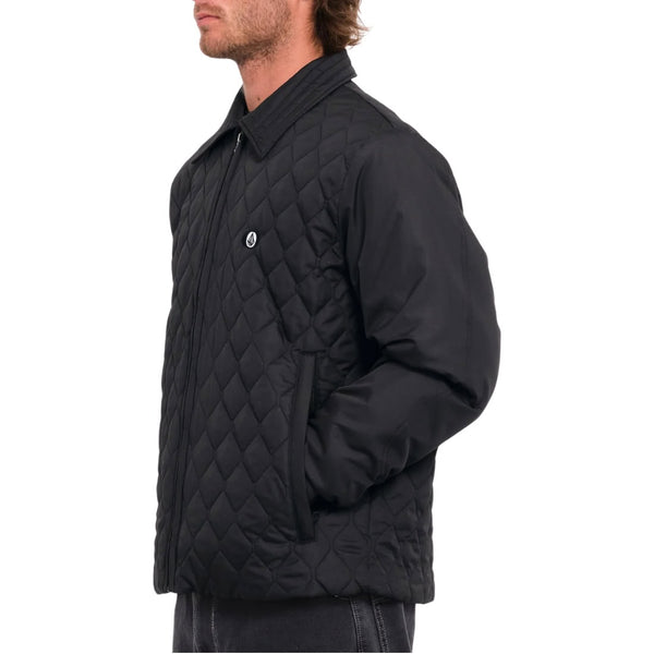 Volcom Skate Vitals Remy S Quilted Jacket - Black | Free UK Delivery ...
