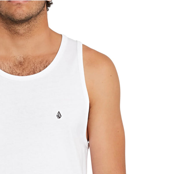 Volcom Stone Blanks Tank Top Vest - White | Free UK Delivery Available ...