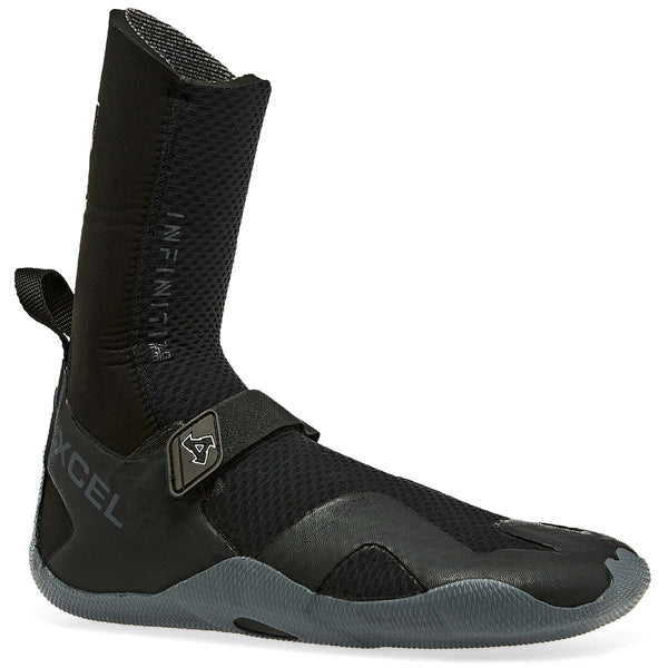Xcel 7mm Infiniti Round Toe Wetsuit Boots - Black - Yakwax